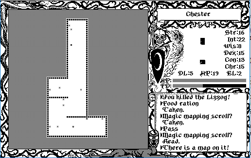 The CRPG Addict: Game 254: The Dungeon Revealed (1987)