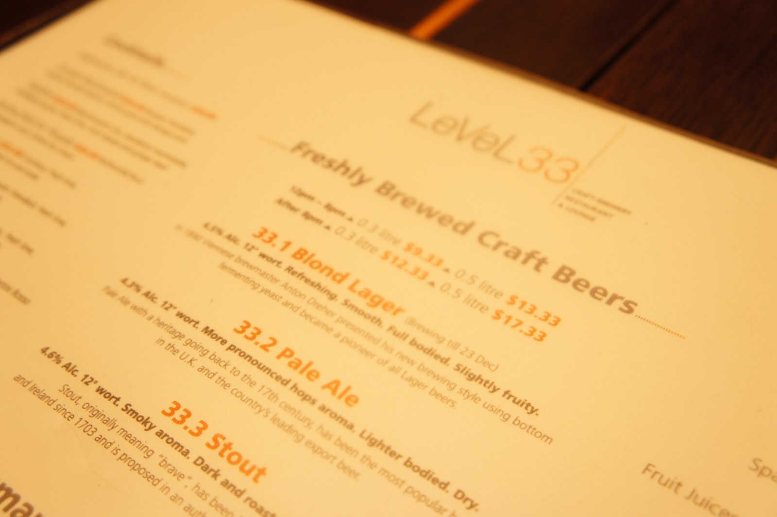 For The Love Of Food: Level 33 @ MBFC Tower 1