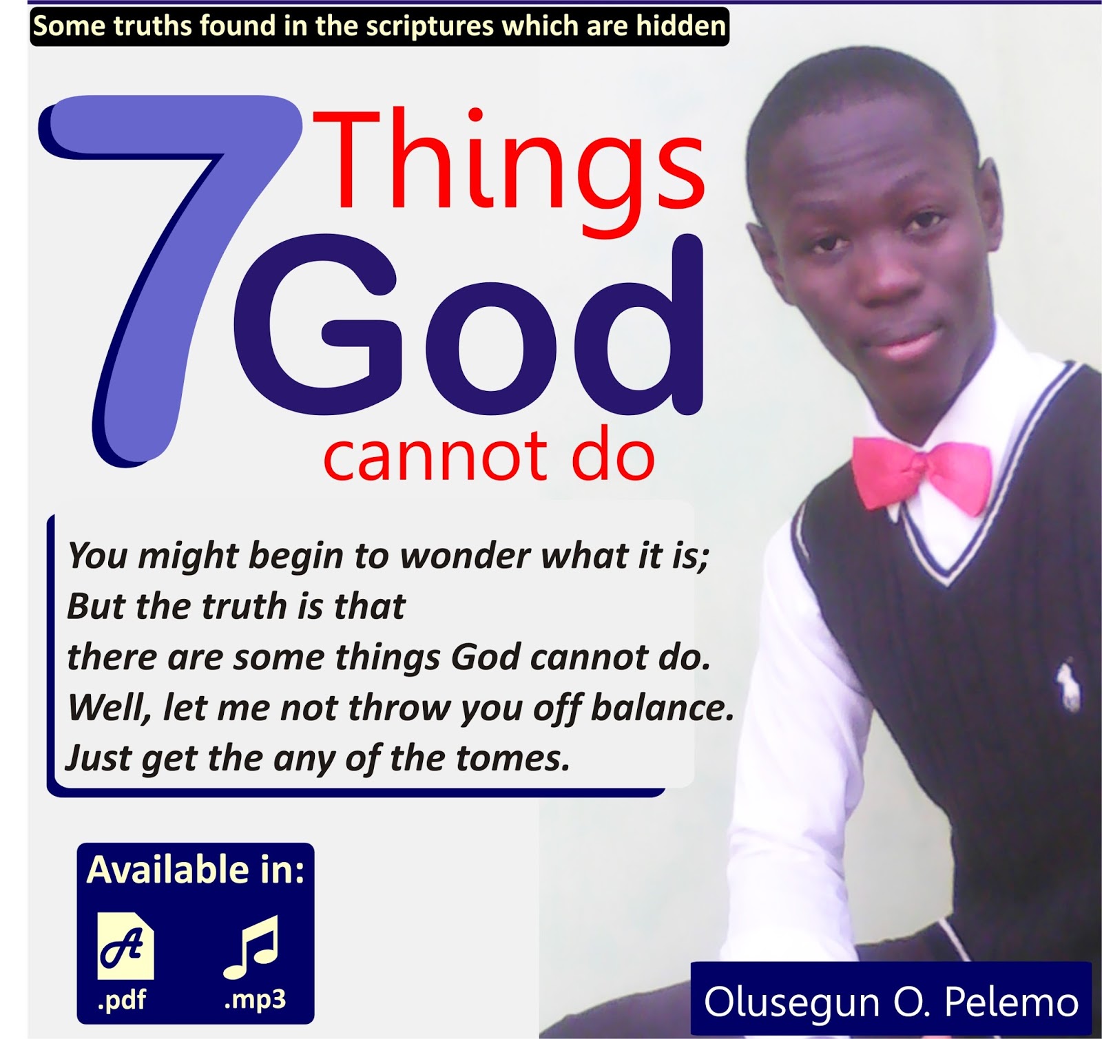 7 Things God Cannot Do