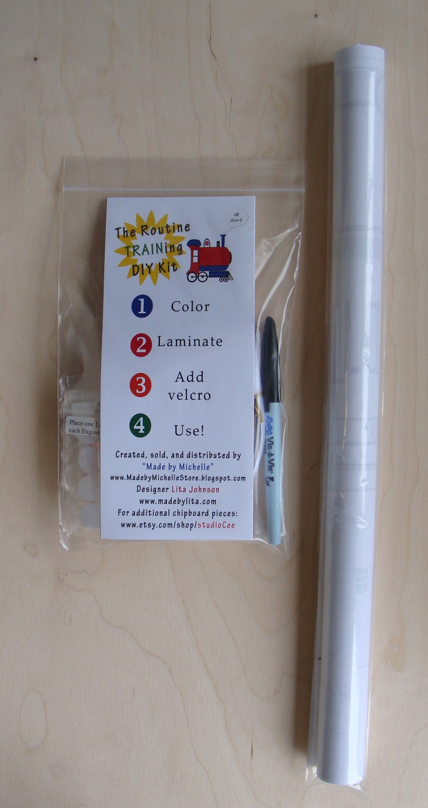 "Made By Michelle" Store: {NEW!!} Routine TRAINing Chart DIY Kit