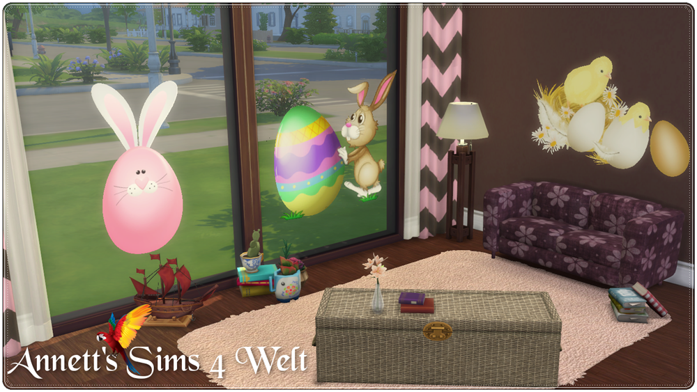 Annett's Sims 4 Welt: Easter Wall Deco - Part 1