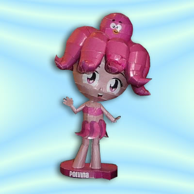 Papercraft - Sea Princesses Polvina - Papercraft4u | Free Papercrafts ...