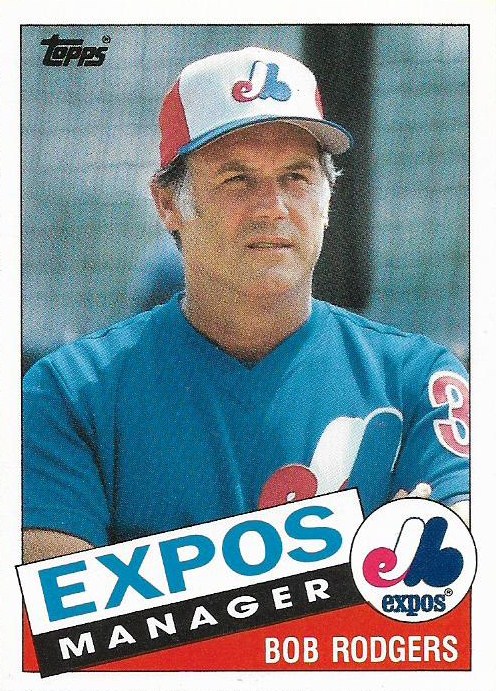 1985 Topps: #95T - Bob Rodgers