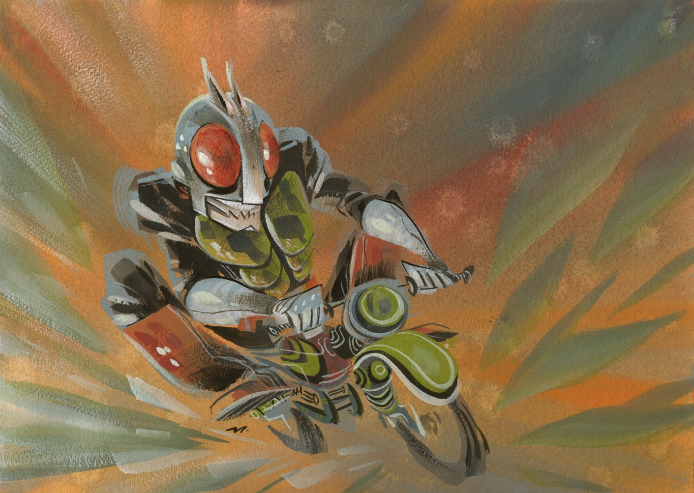RED WINDOW: KAMEN RIDER!