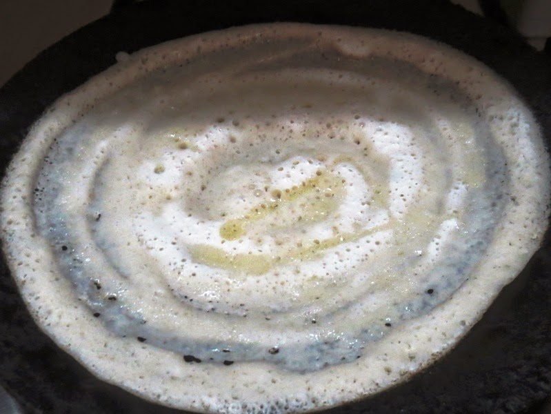 ಅಡಿಗೆ - Adige: Little Millet - Mentya (Fenugrik Seeds) Dosa.