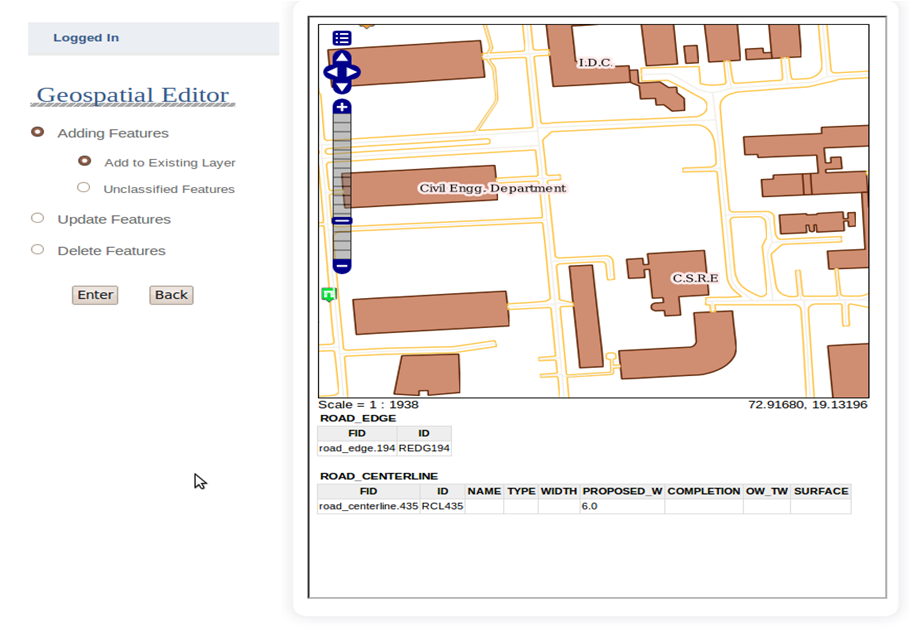 Géospatiale: Geospatial Editor