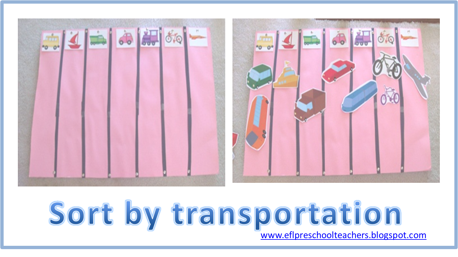 ESL EFL Preschool Teachers Transportation Theme esl-efl-preschool-teachers-transportation-theme