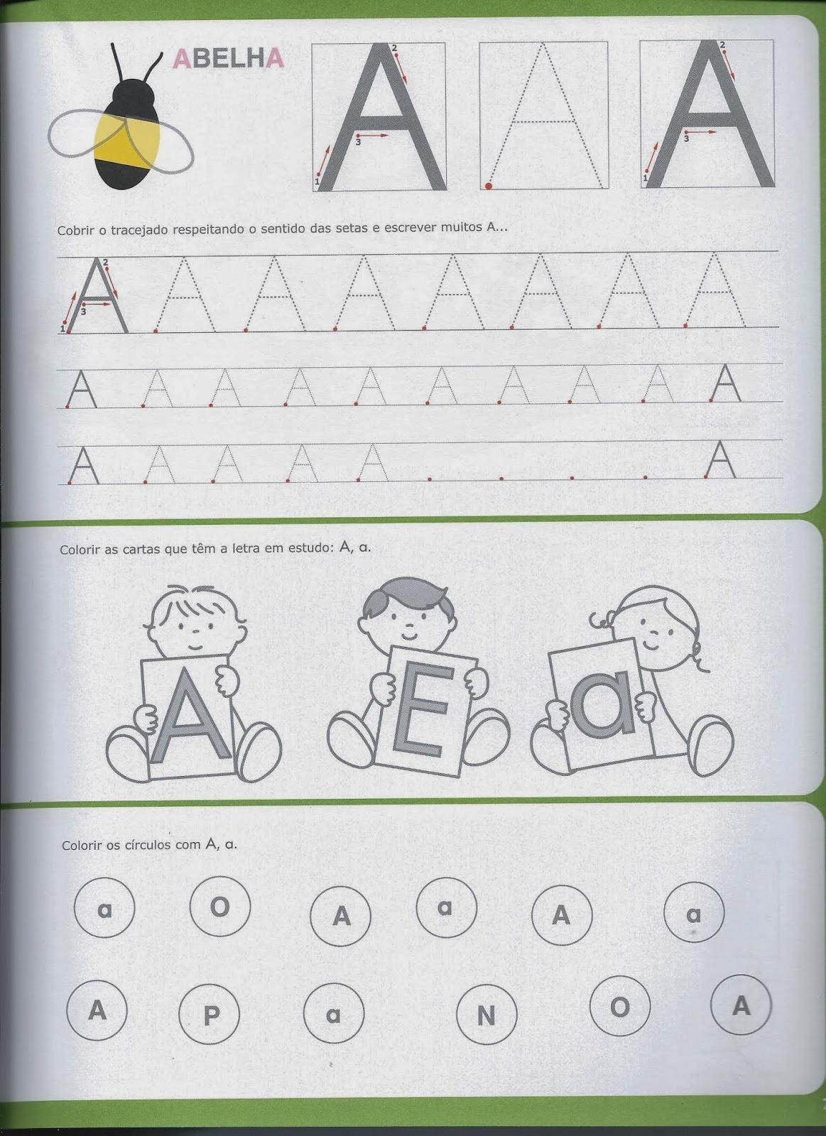 Aprende Brincando: Escrever a Letra A