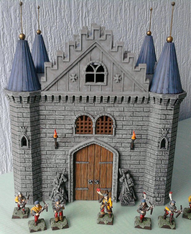 WK's Miniature Imperium: Revamping a cheap castle kit - part 1