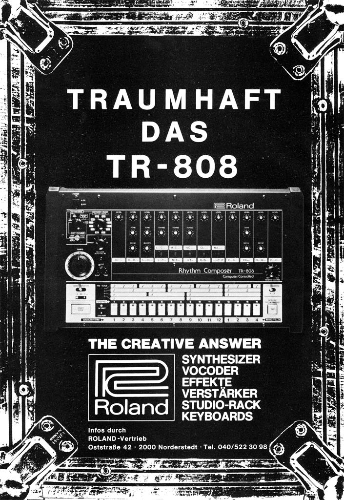 MATRIXSYNTH: 1981 TRAUMHAFT DAS TR-808 German Ad