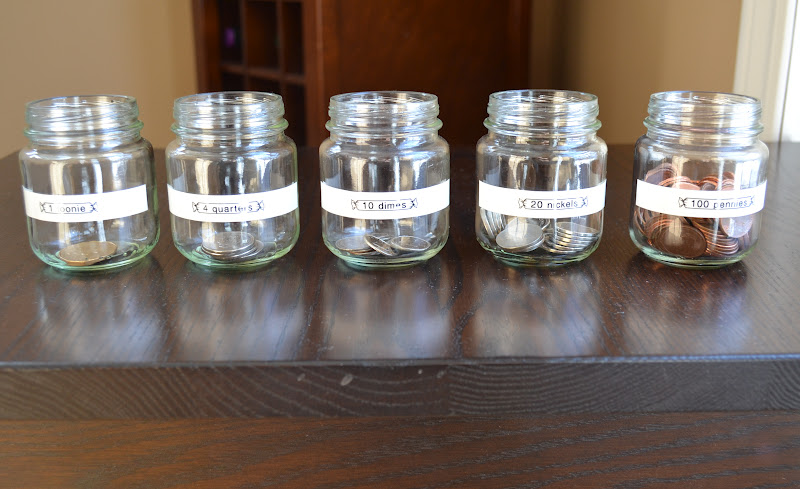 East Coast Mommy: Simple Math Lesson {using coins}