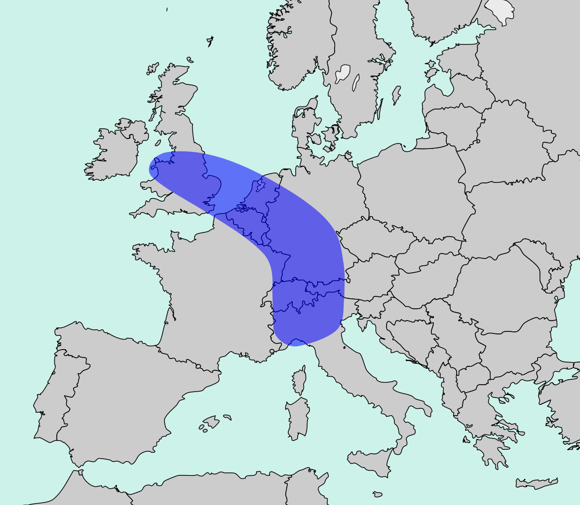 Géo du tienne: Le coeur de l'Europe : la banane bleue