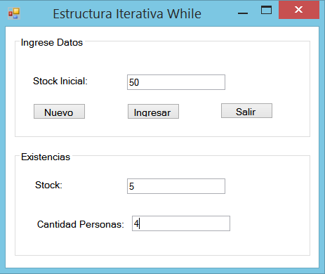 Estructuras repetitivas en visual basic
