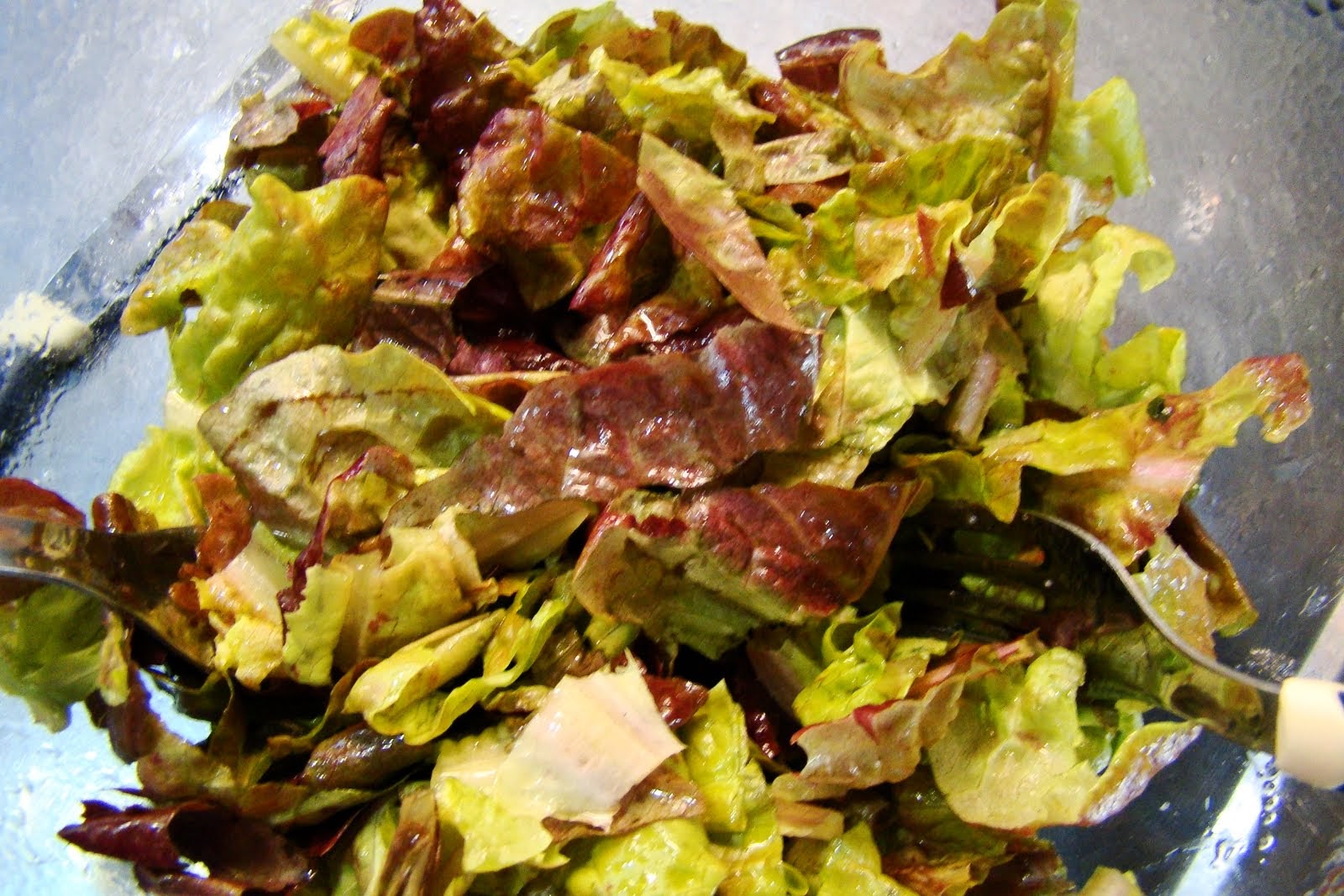 RecetasQuick: Ensalada de palta y lechuga morada
