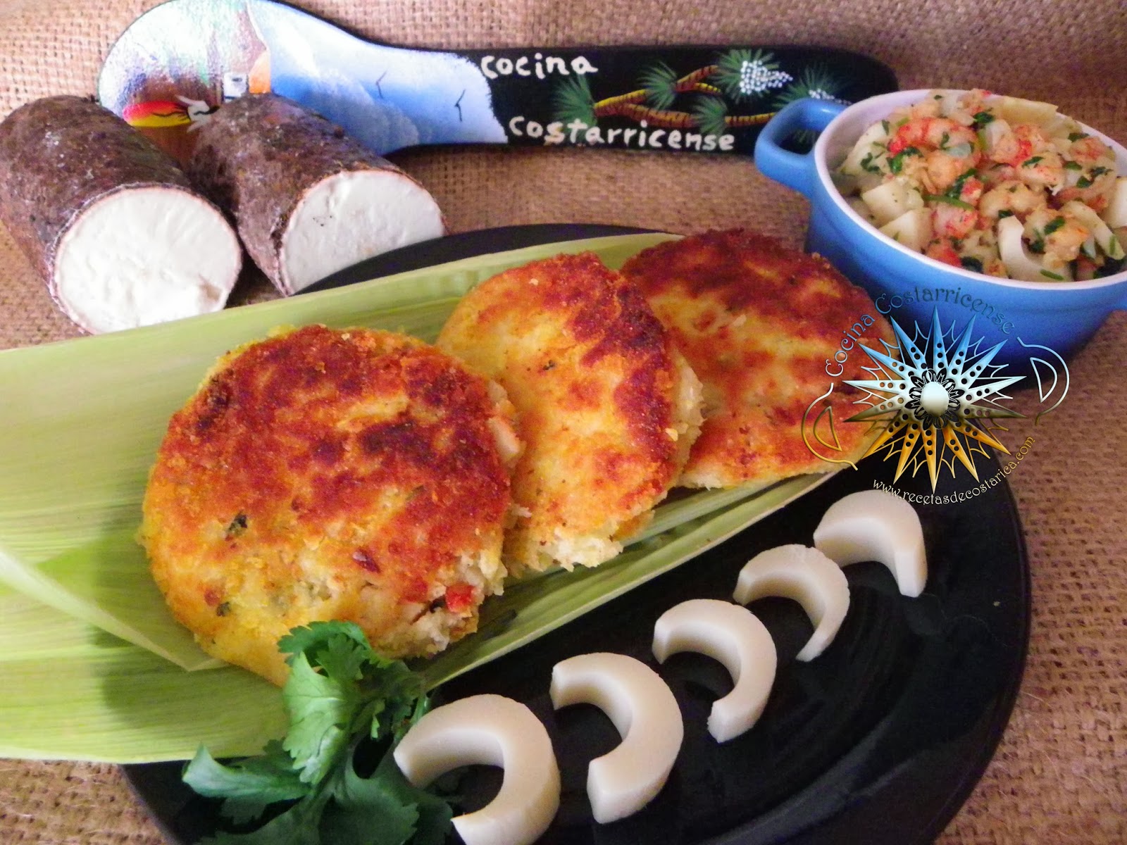 Cocina Costarricense: croquetas de yuca camarón