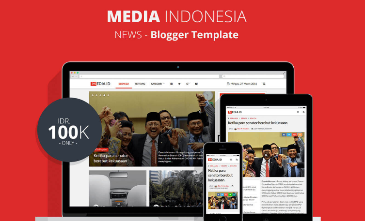 7 Best Responsive Blogger Template Final 2018 - Solusi Menarik