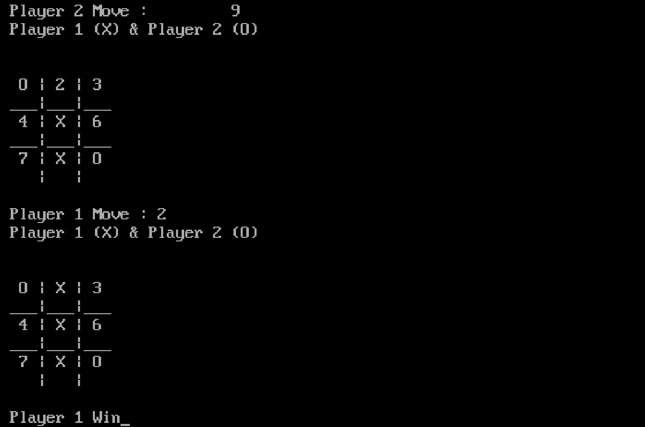 Write C Program To Implement Tic Tac Toe Game