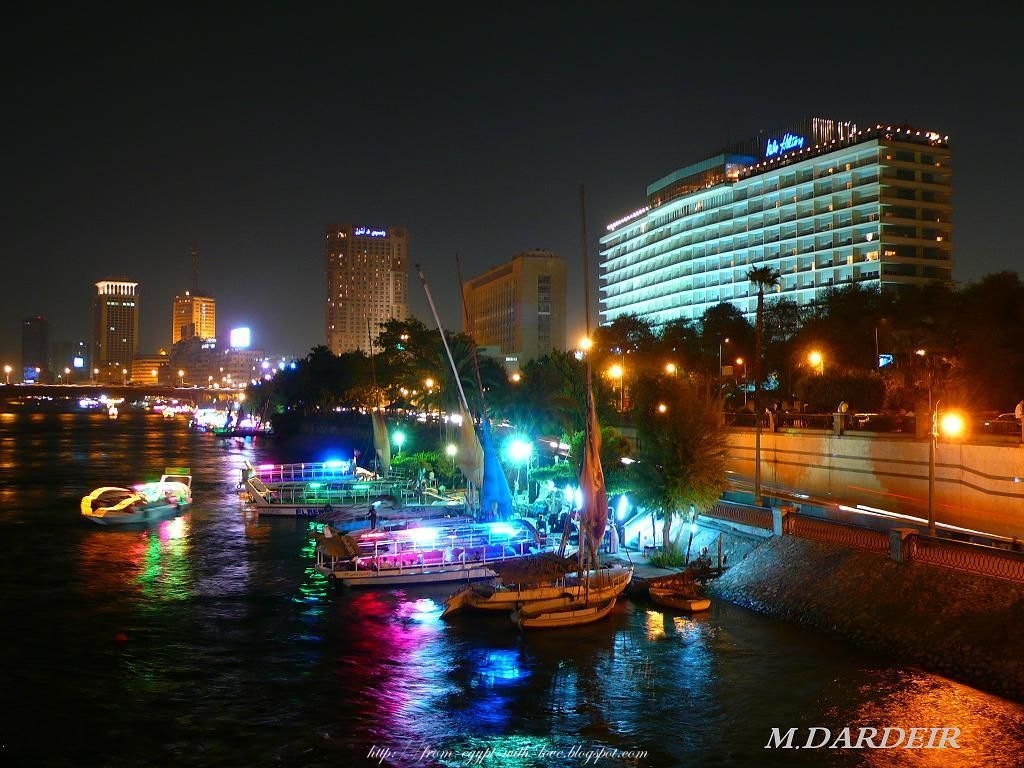 From Egypt With Love: Nile Corniche in Cairo at night... Enjoy! Part I