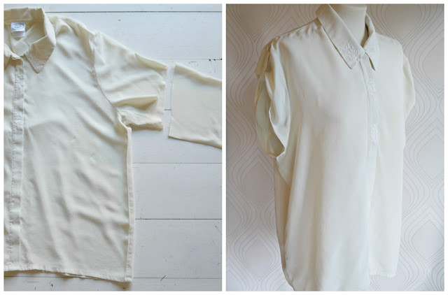 Refashion Co-op: A refashioned vintage silk blouse...
