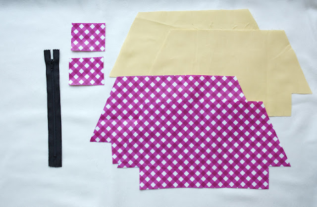 Zaaberry: Oilcloth Zip Pouch TUTORIAL