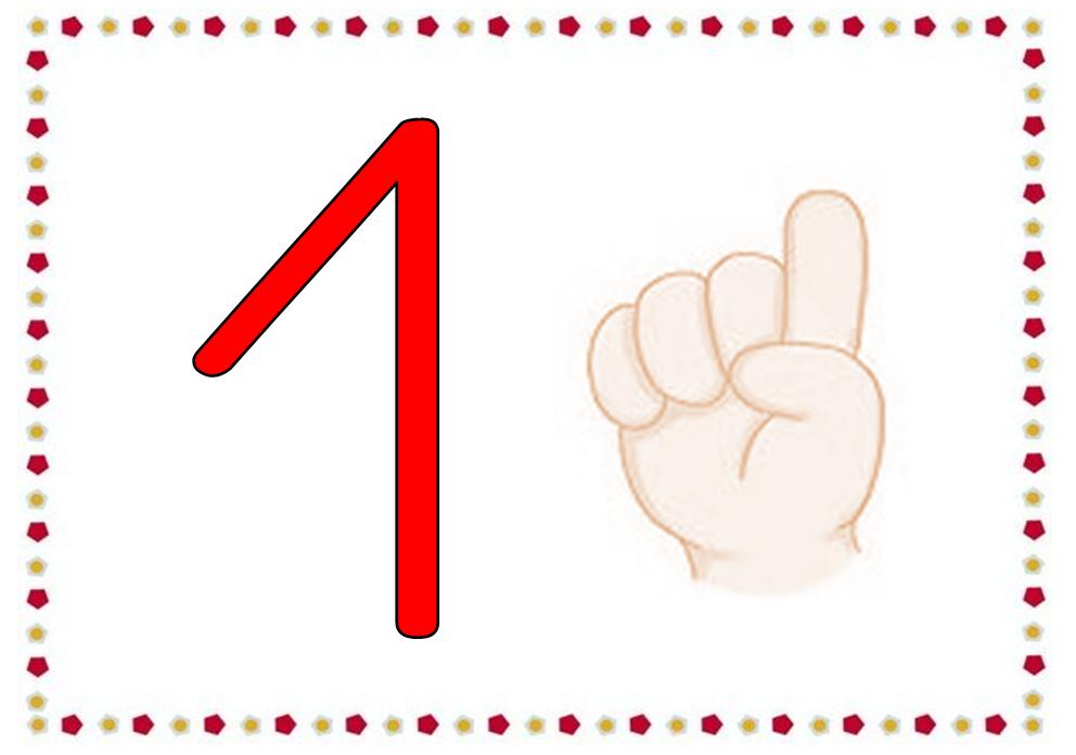 ESOS LOCOS BAJITOS DE INFANTIL: CARTELES DE NUMEROS CON LAS MANITAS