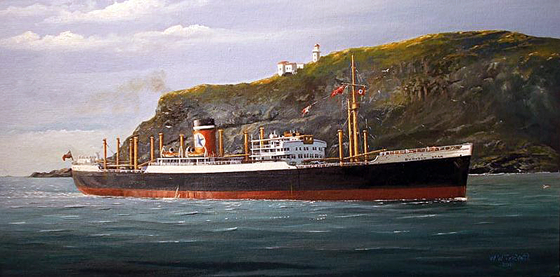 transpress nz: wreck of the 'Dunedin Star', Namibia, 1942