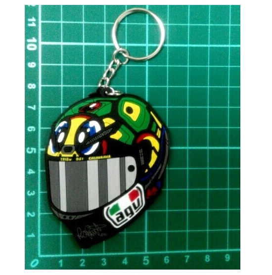 VR46 TARTARUGA HELMET KEYCHAIN | motogpf1store.com