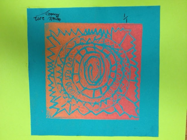 Elfers Art Room: 4th grade Mandala Prints