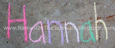 Names On The Sidewalk