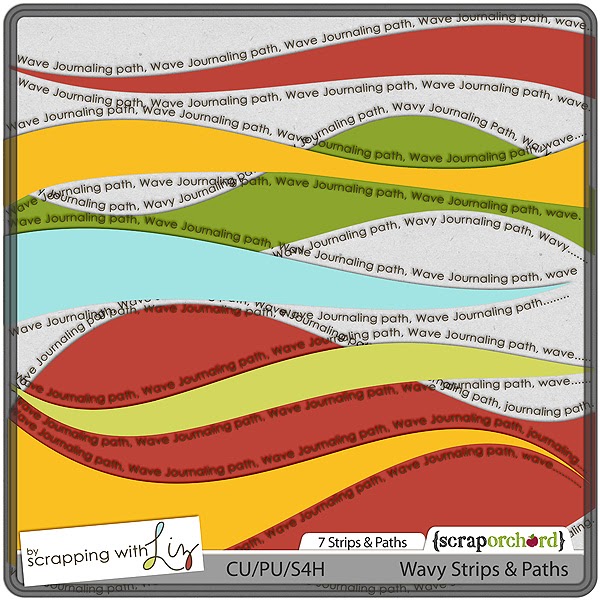 Text Path Tutorial with Freebie / Scrapping with Liz