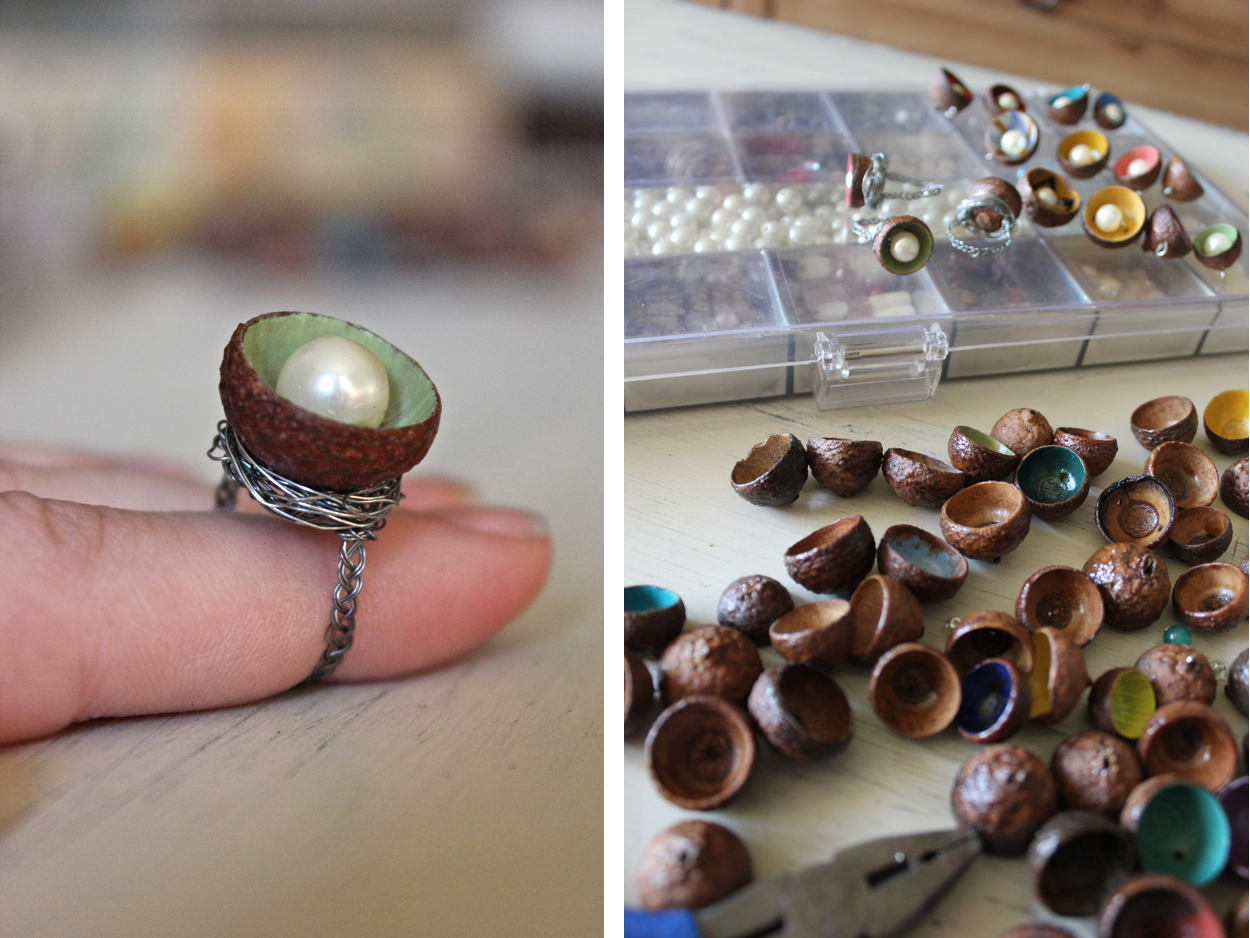 Crafting on a Budget: DIY: Acorn Ring