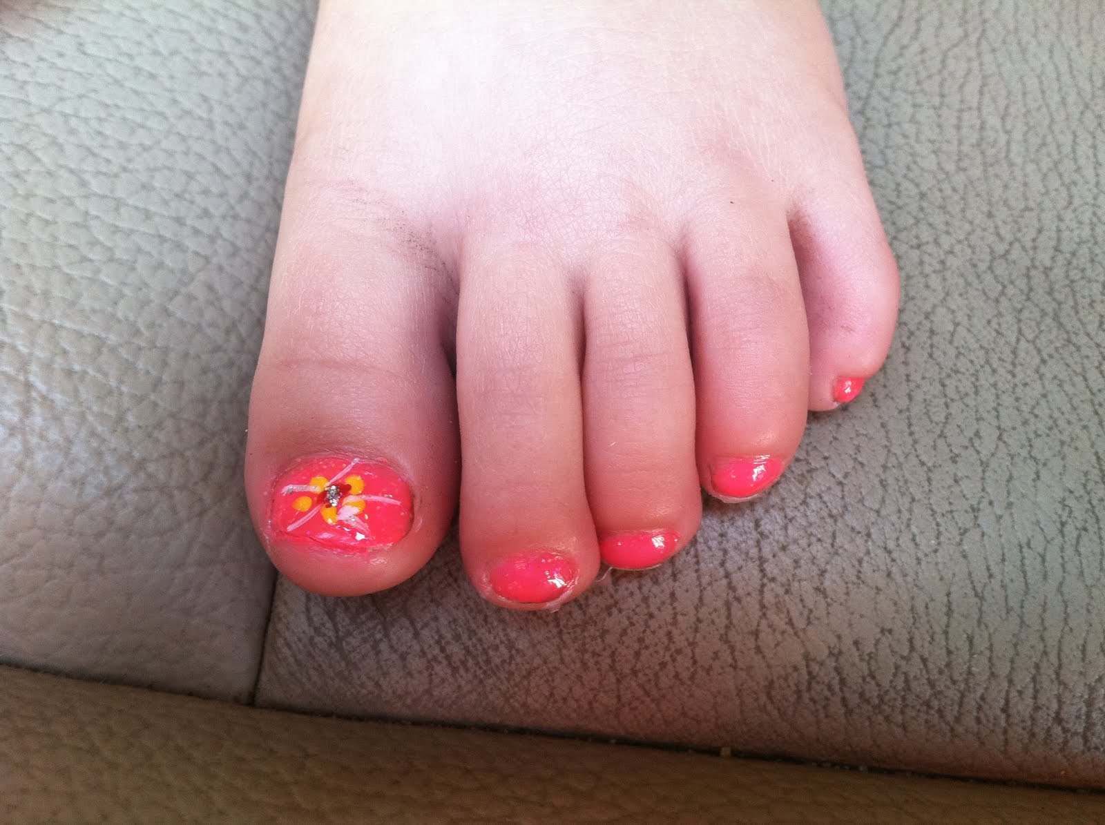 The McHugh Family: Lilly's First Pedicure