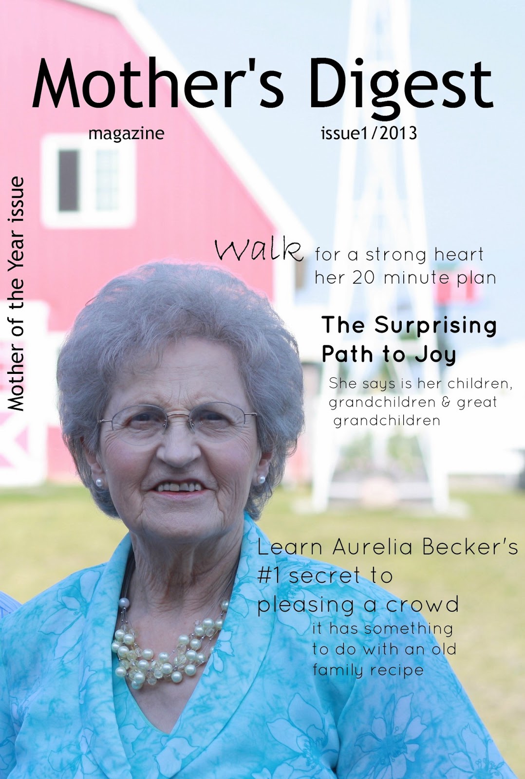 Pamper-U: DIY Magazine Cover Mock-up