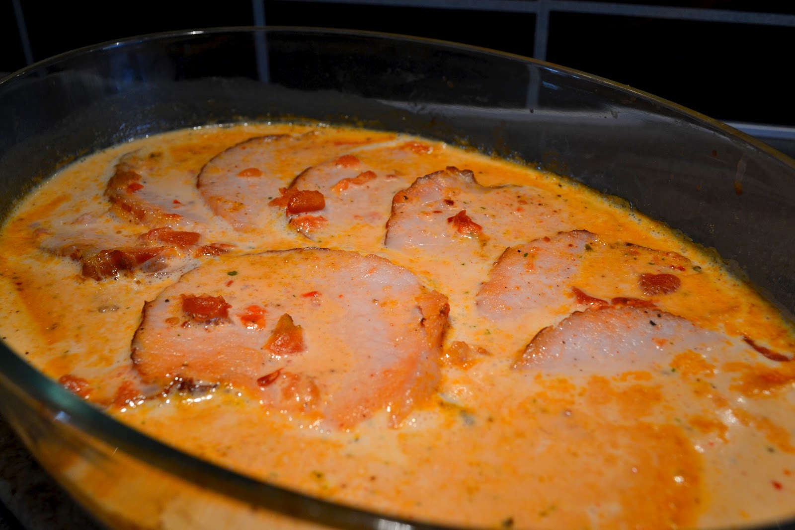 Mat och annat gott: Kassler i sweet chilisås (Lchf)