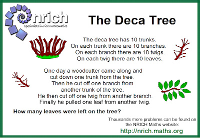 The Maths Blog: The Deca Tree