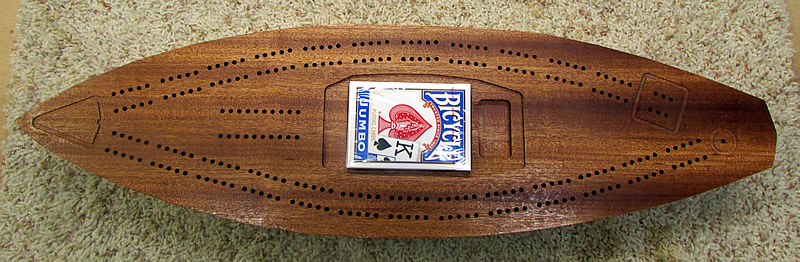 Splinters Woodworks: Custom Sailboat Two Person Cribbage Board