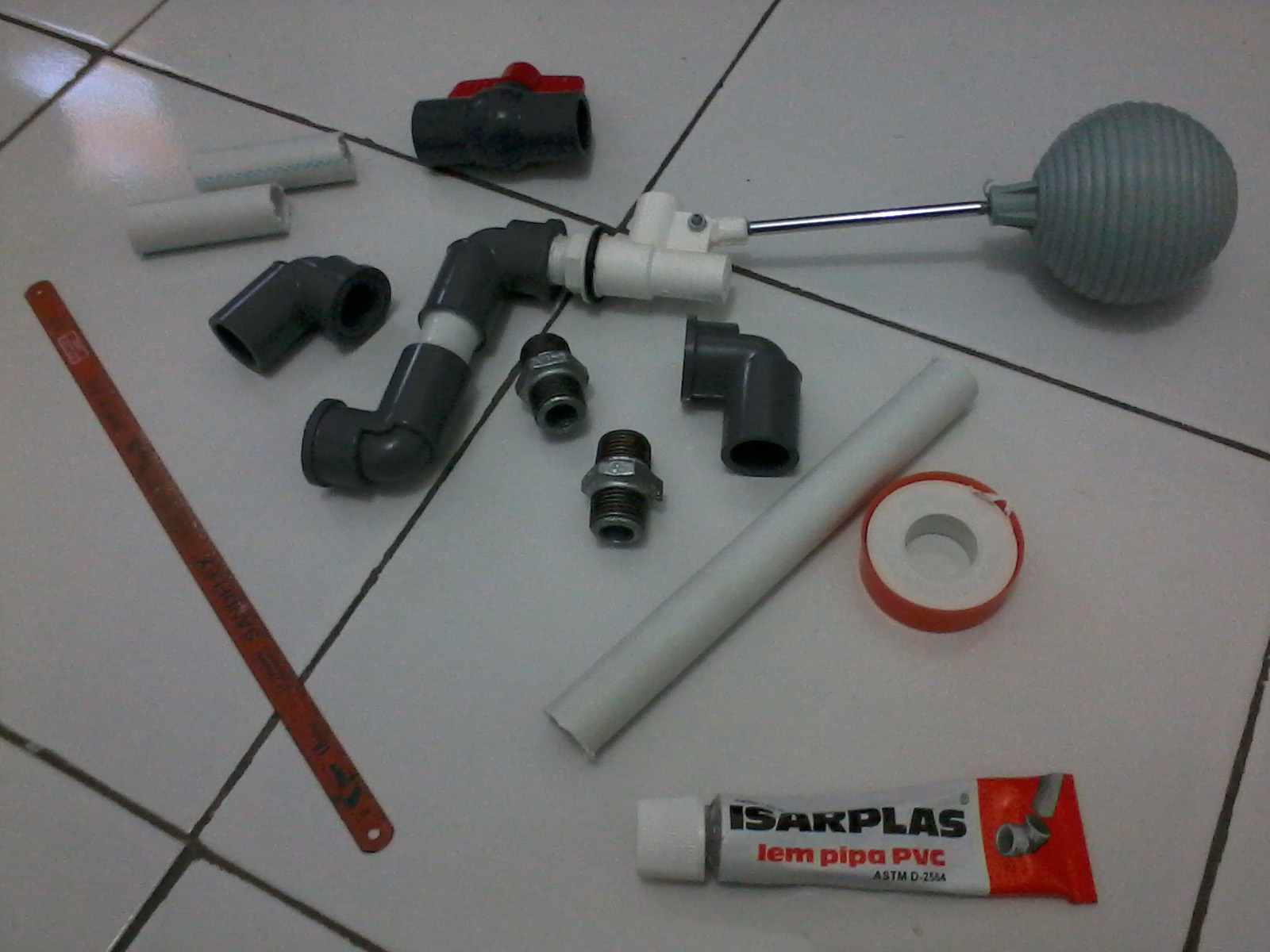 harga bahan bangunan 2015: Cara Membuat Kran Air Otomatis