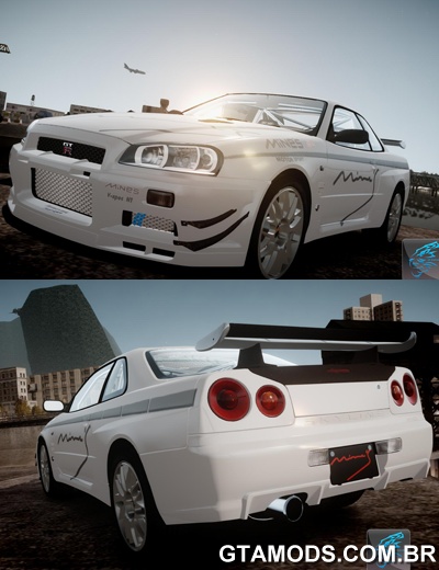 GTA MODS - Mine's Nissan Skyline R34 GT-R