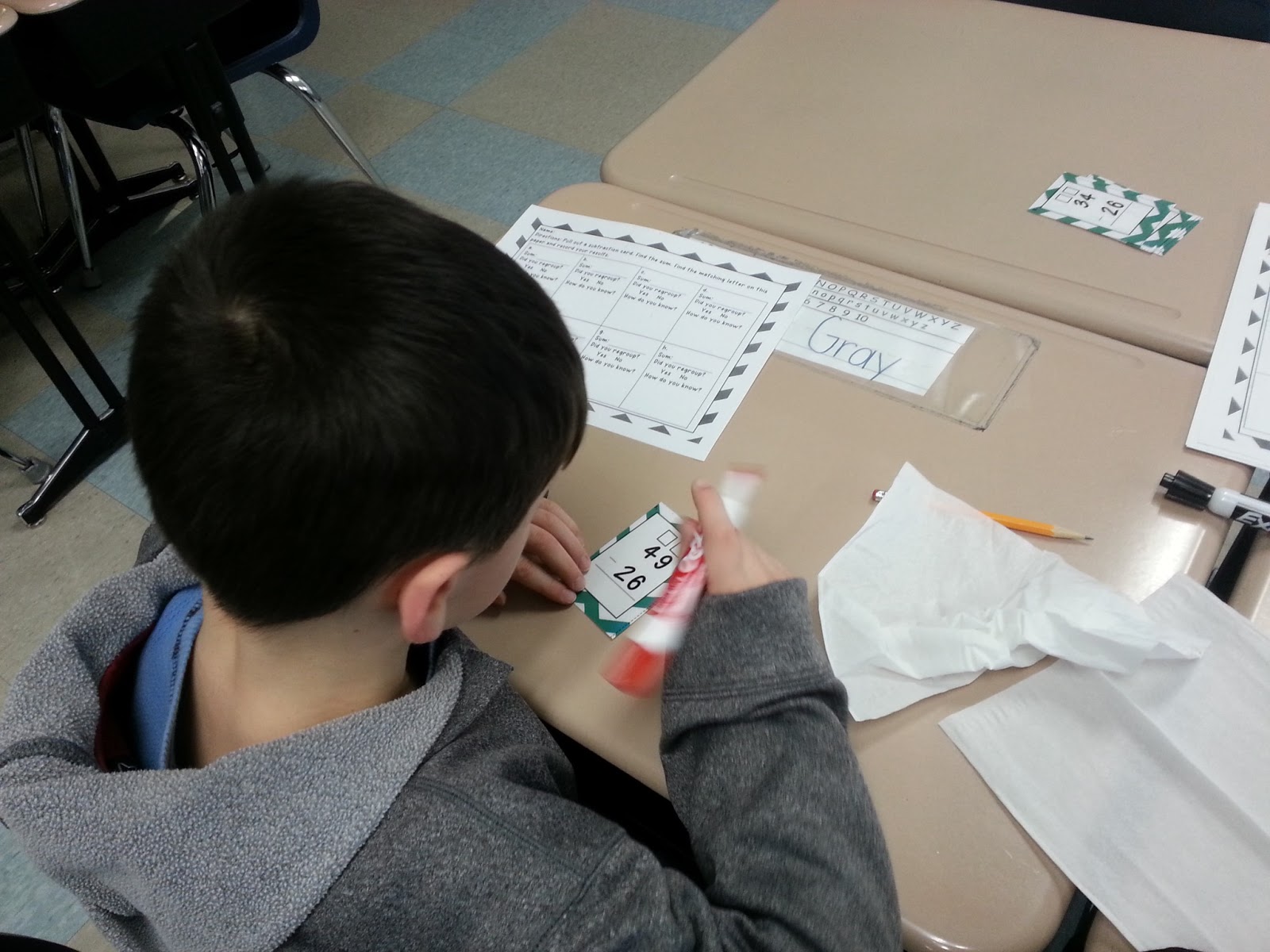 Double Digit Subtraction Centers