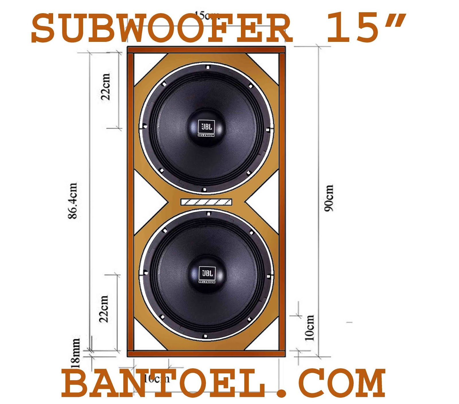 Ukuran Box Subwoofer 15" Model Martin SW215 Mantap - BANTOEL .COM ...