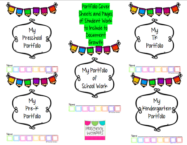 Preschool Wonders: Assessments!