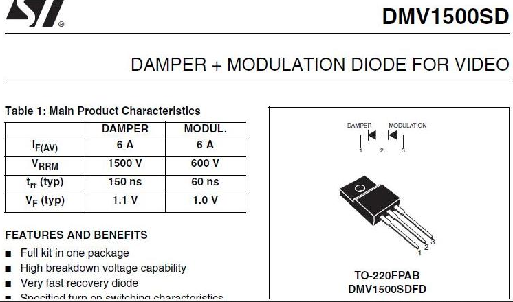 Apa Yang Disebut Dioda Damper? - Berbagi Seputar dunia Elektronik dan ...