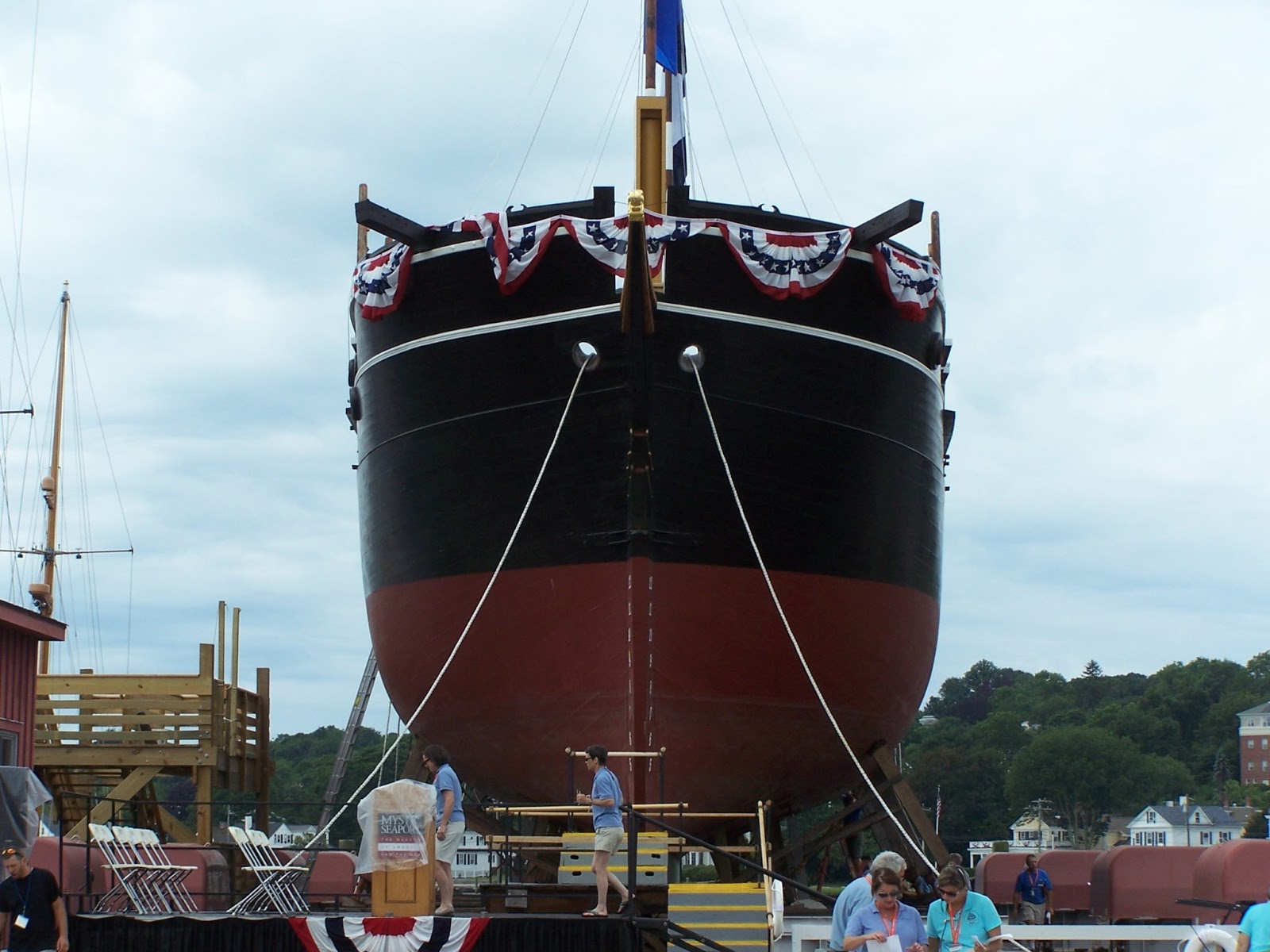 Carolyn Stearns Storyteller: Launch of a Great Ship- The Charles W. Morgan