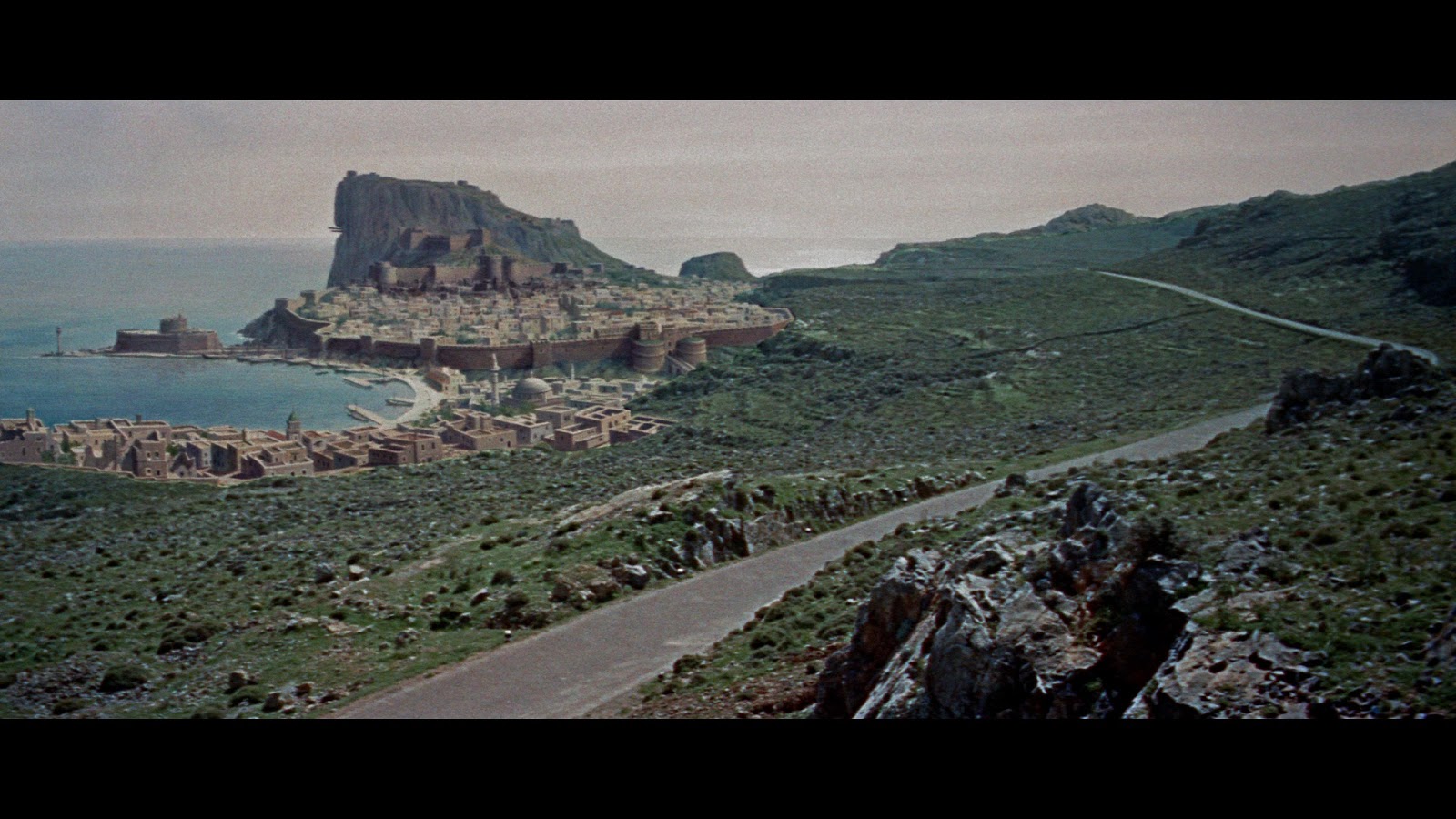 model ships in the cinema: The Guns of Navarone 1961