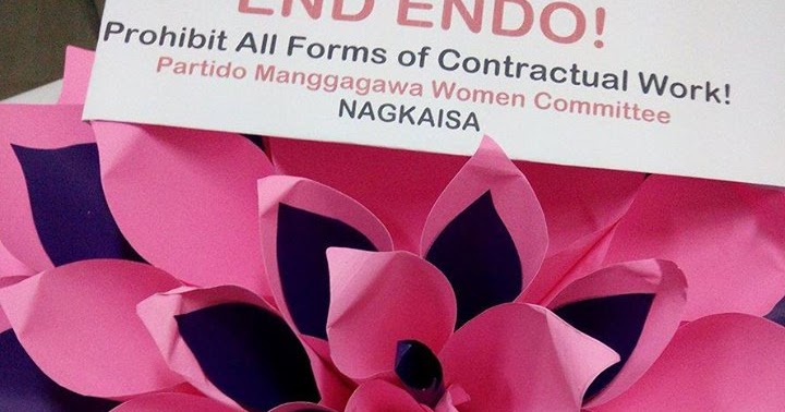 Partido Manggagawa Pm Women Call For End To Endo Contractualization