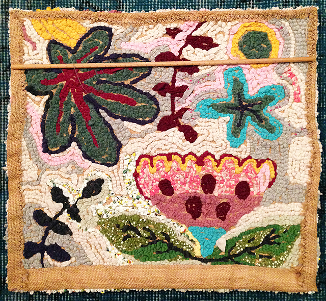 Jules Madden: Upcycled Rug Hooking Project + Free Rug Hooking Pattern