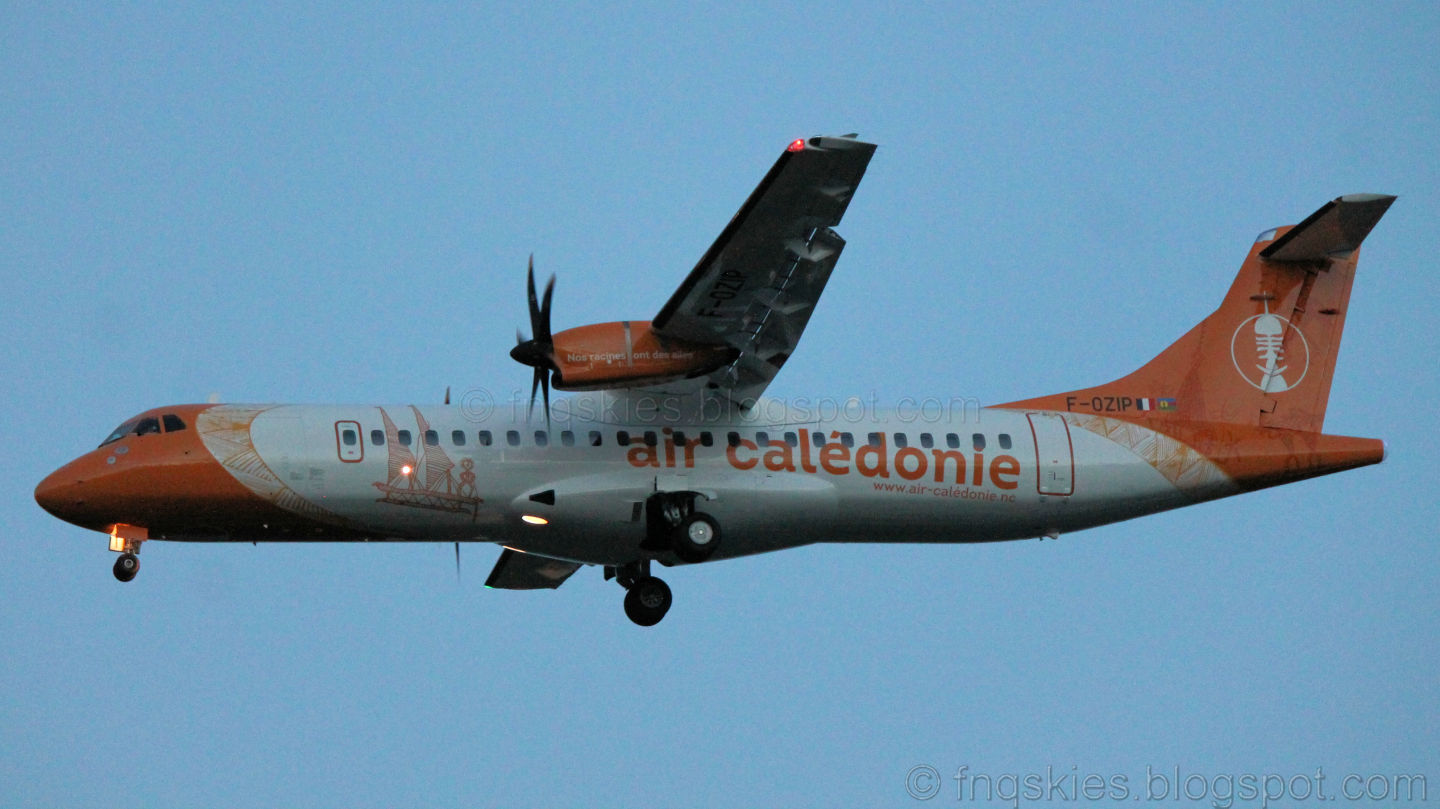 Far North Queensland Skies: Air Caledonie ATR72-600 F-OZIP delivery flight