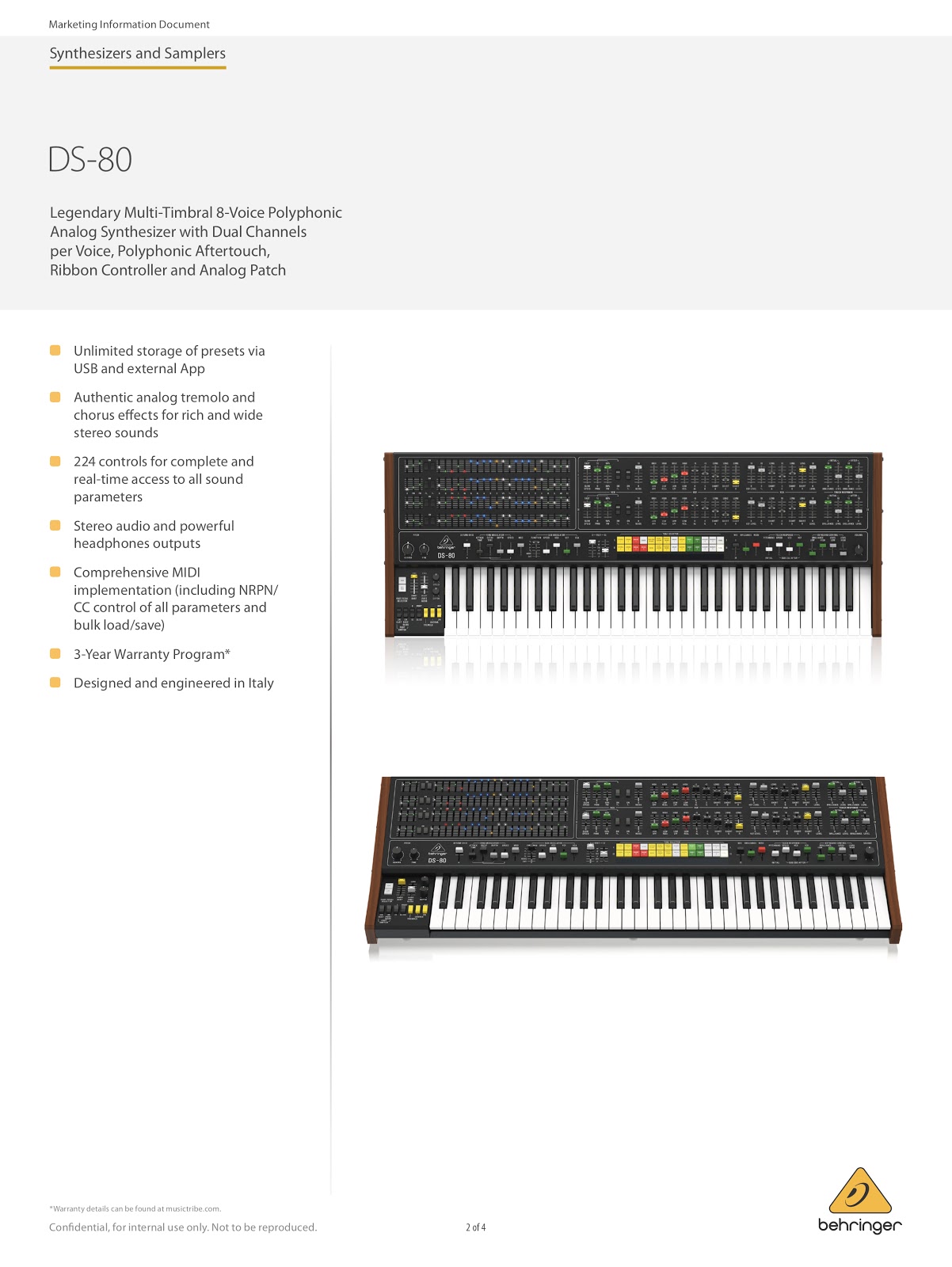 MATRIXSYNTH: New Behringer DS-80 - Yamaha CS-80 is Coming - First Renders