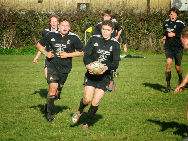 Holt Rugby Club Under 16s: Ipswich v Holt 05.01.14