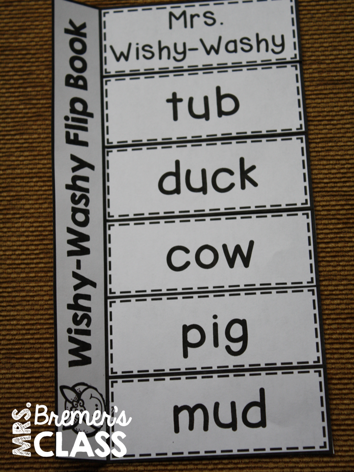 FREE Mrs. Wishy-Washy Flip Book {Works With ANY Wishy-Washy Book ...